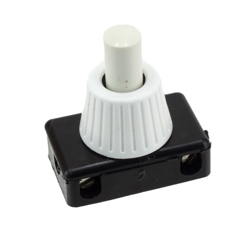 White Push Button Switch - Lampspares.co.uk