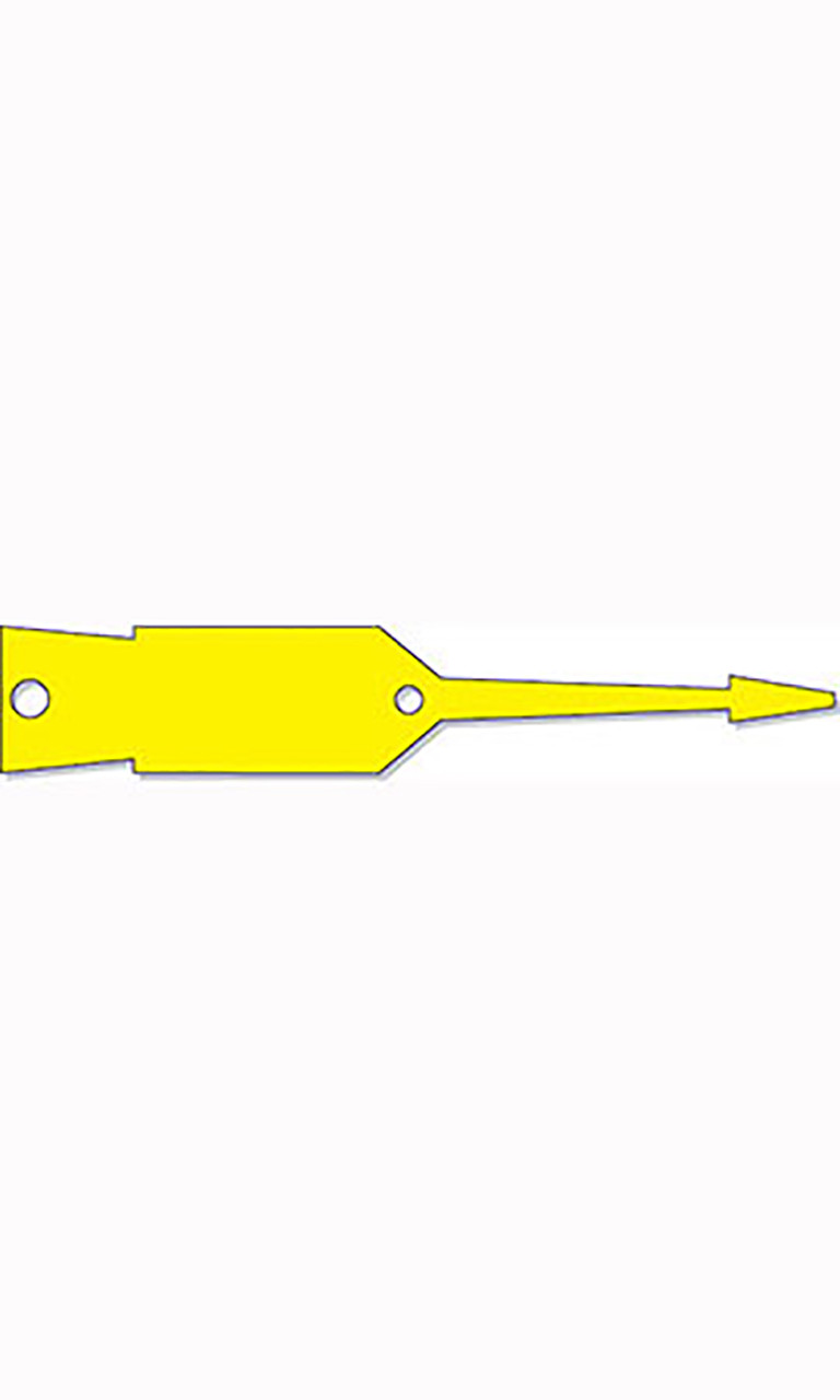 Small Yellow Arrow ID Tags