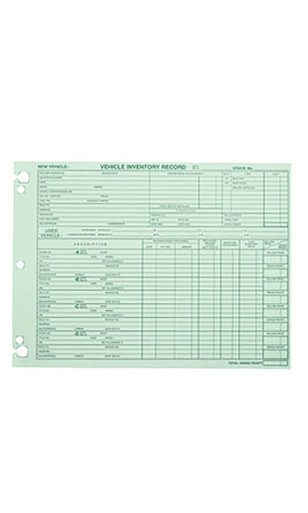 Vehicle Inventory Record