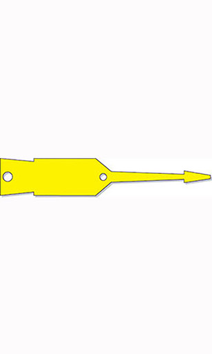Small Yellow Arrow ID Tags