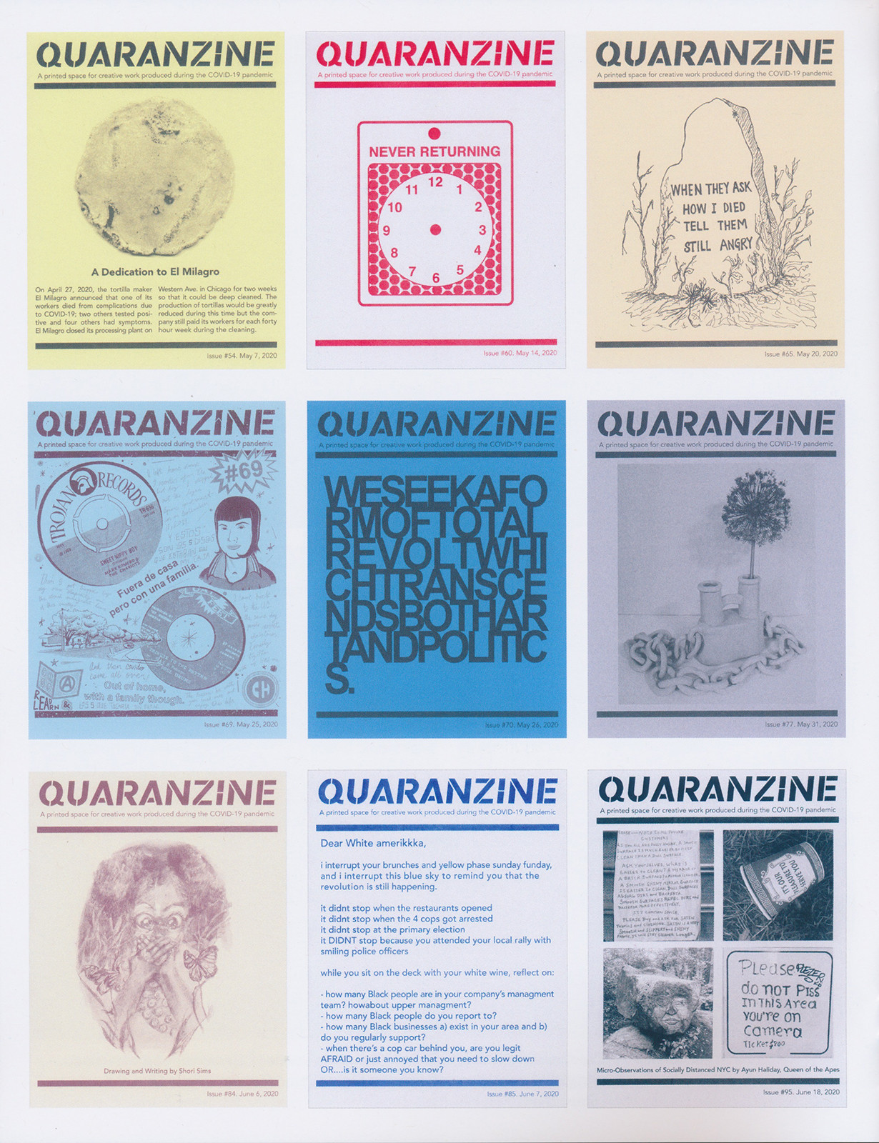 A Single Sheet Publication