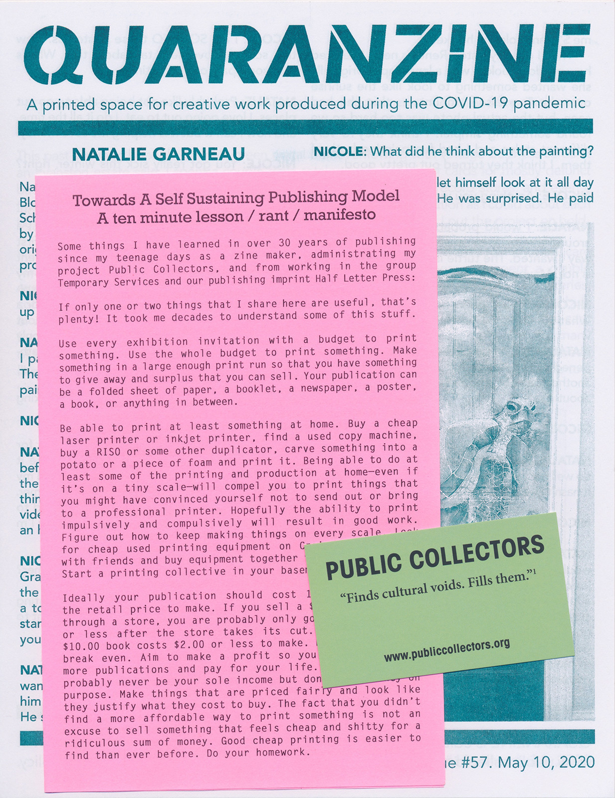 A Single Sheet Publication