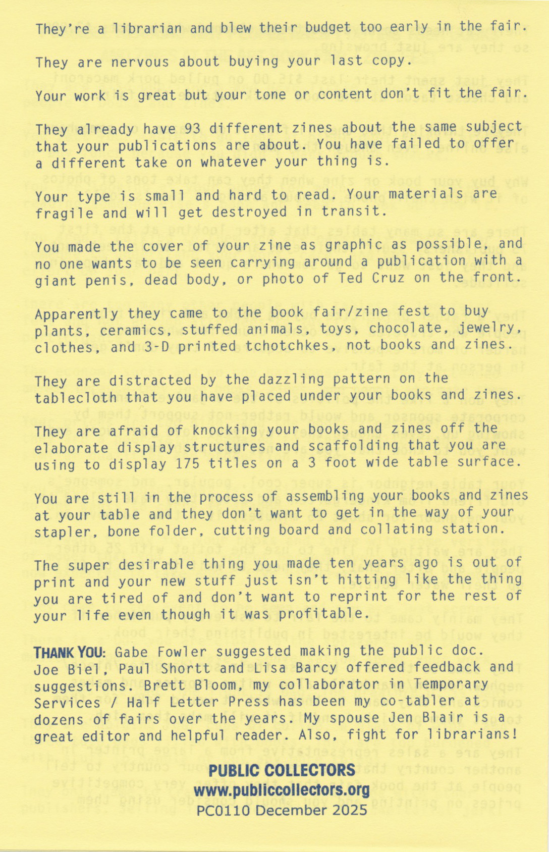 3 Single-Sheet Publications