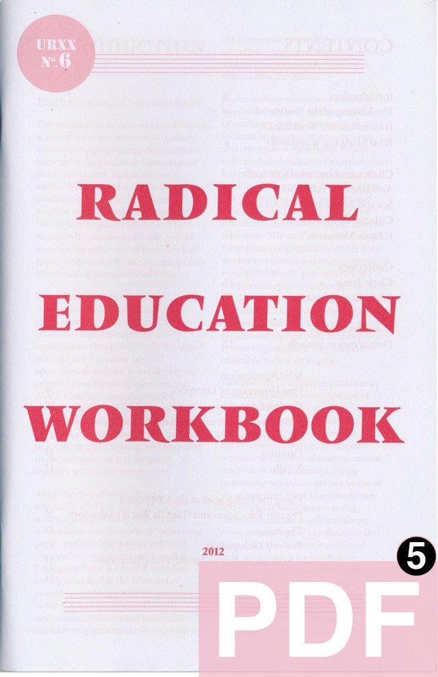 Ultra-Red Workbook 06: Radical Education Workbook [PDF-5] - Half Letter ...