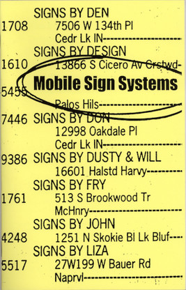 Mobile Sign Systems - Half Letter Press