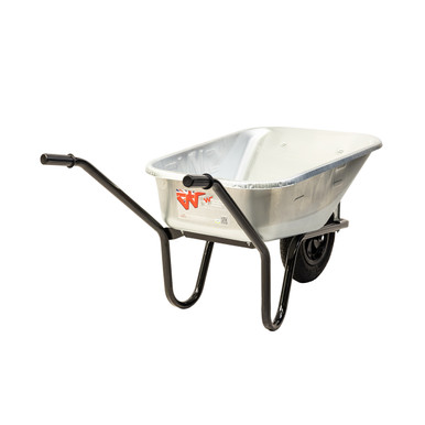 Walsall Professional 120L Galvanised Pneumatic Wheelbarrow