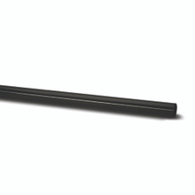 Polypipe Push Fit Waste 50mm - 3m Length Pipe - Black
