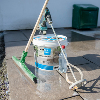 Tuffbau Jointing Mortar, Dark Grey, Tufftop, BS 7533-101:2021, 12kg