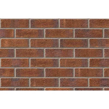 Ibstock New Burntwood Red Rustic Facing Brick, Red, 215 x 102 x 73mm