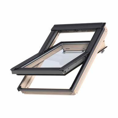 VELUX 780mm x 980mm Pine Finish Centre Pivot Roof Window --70 Pane GGL MK04 3070