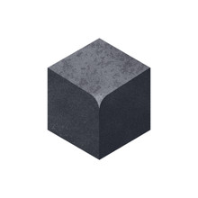 Plasmor Plaskerb Small Internal Corner Bullnose Charcoal