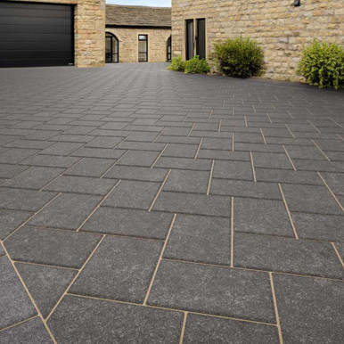 Marshalls Infinia Block Paving 300 x 200 x 60 Storm Grey Granite
