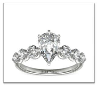 Top 10 Pear Shaped Diamond Engagement Ring
