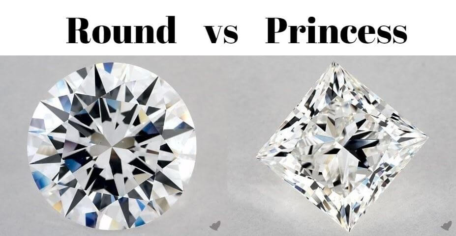 Round vs Princess Cut Diamonds