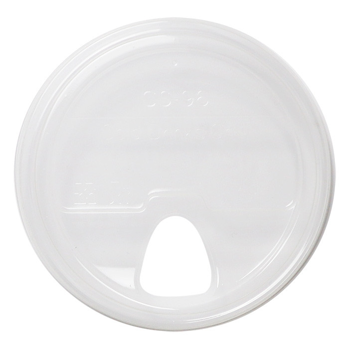 World Centric Clear PLA Sip Lids for 9-24 oz | CPL-CS-12NS
