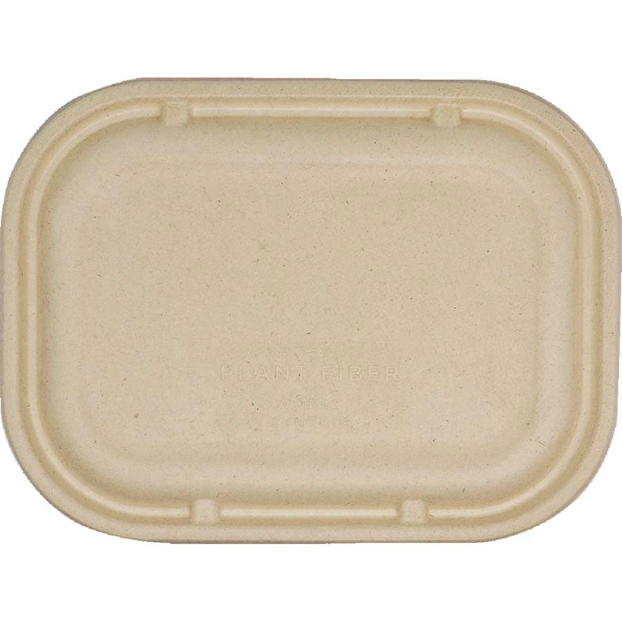 Fiber Lids for 8 x 6" World Centric Fiber Trays | TRL-SC-8-LF