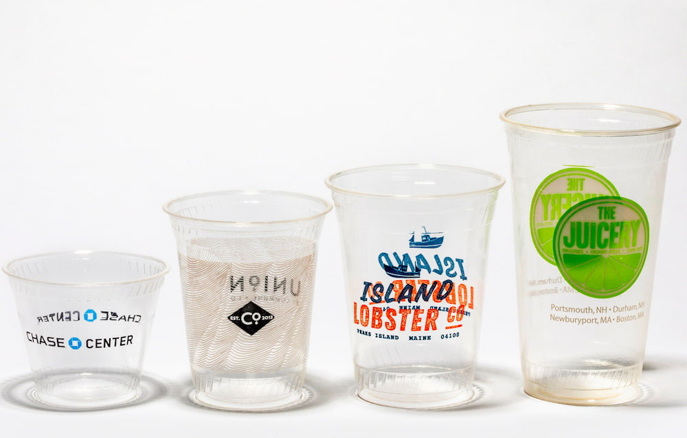 24 oz Custom Printable Compostable PLA Cold Cups | Greenware