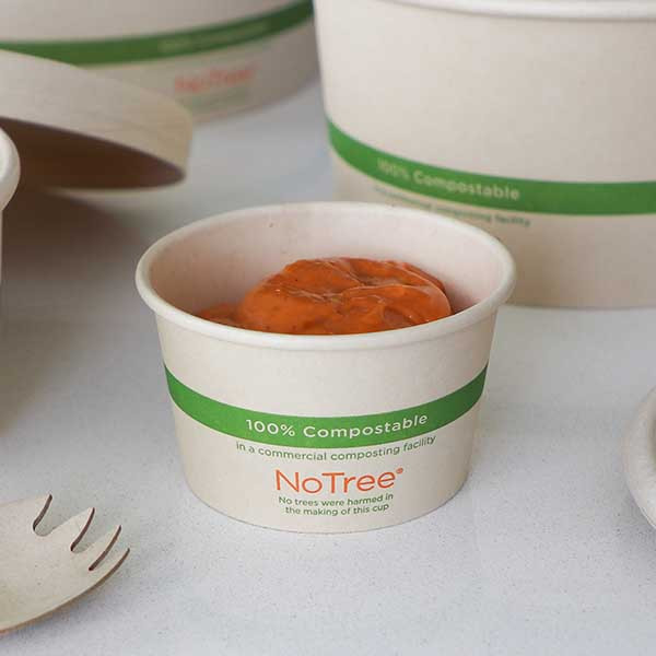 World Centric 4 oz Paper Portion Cups Ramekin | SF-NT-4