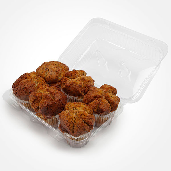Sample 6-pack Classic Cupcake & Muffin Containers
