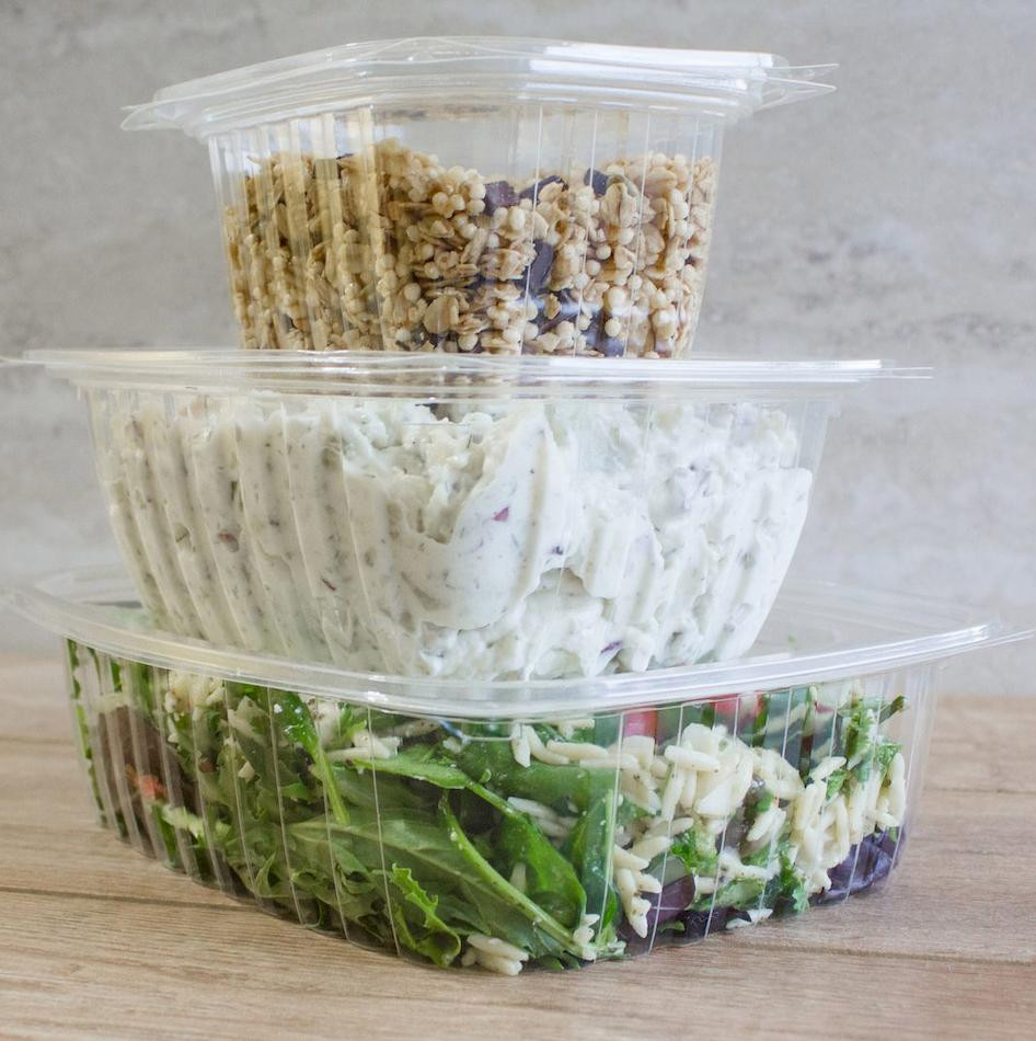 12 oz Rectangular PLA Deli Container Sample