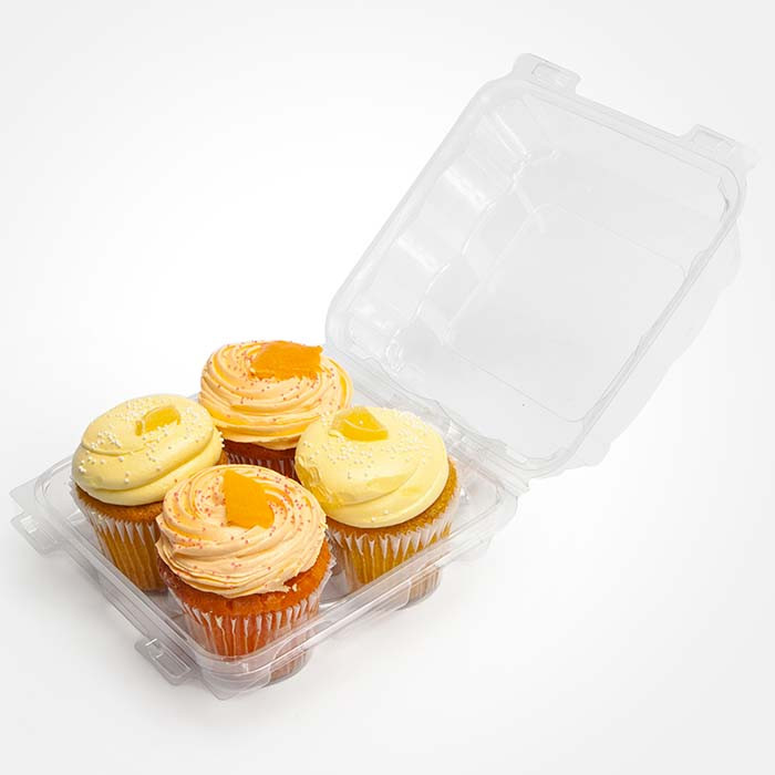 4-Pack 3.25" Cupcake & Muffin Containers | BXX00215