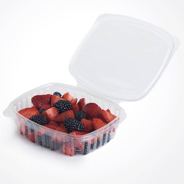 Sample of 24 oz PLA Clamshell Deli Containers w/Lids