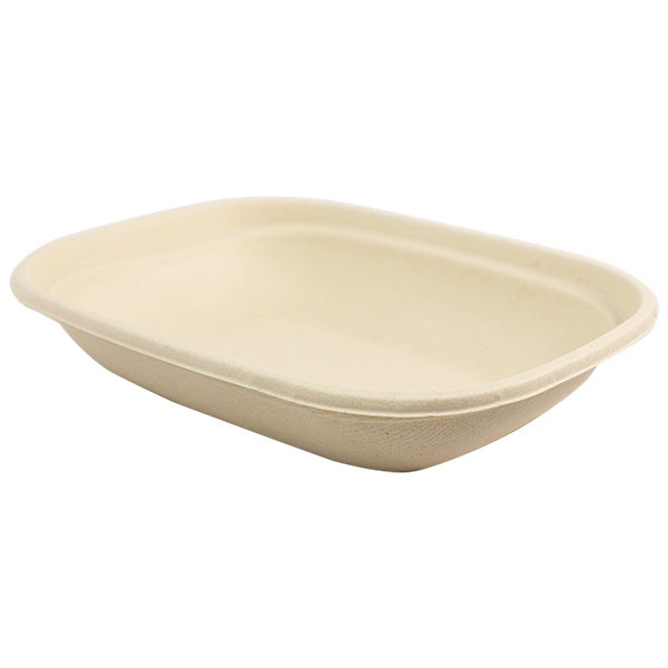 20 oz World Centric Compostable Fiber Trays | CT-SC-20-LFS