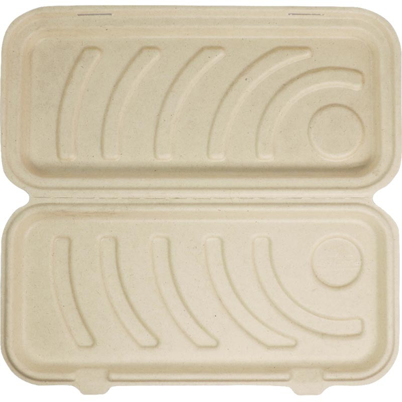 12" Compostable Fiber Flatbread Pizza Boxes | PB-SC-U13-LFS