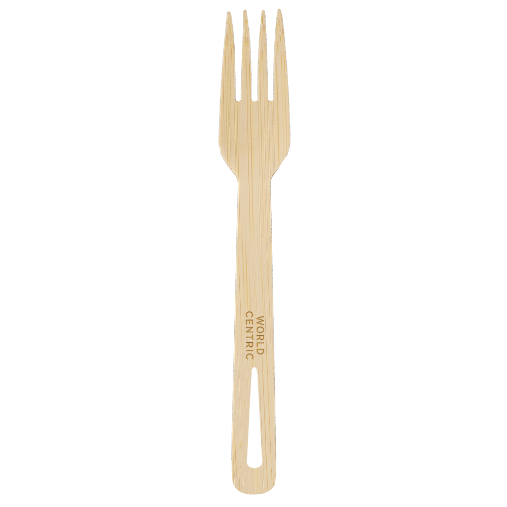 6.7" World Centric Bamboo Forks | FO-BB-67