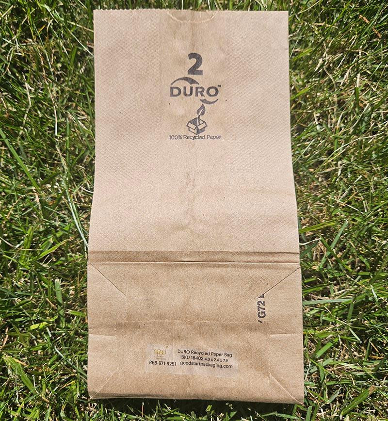 Duro 2# SOS Bags Dubl Life Recycled Paper | 4.3x2.4x7.9" | 18402