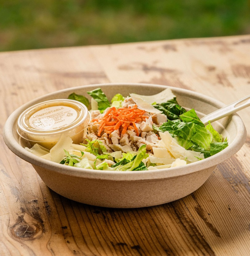 24 oz Compostable Fiber Round Bowls Made in USA | GSP-MBL-24