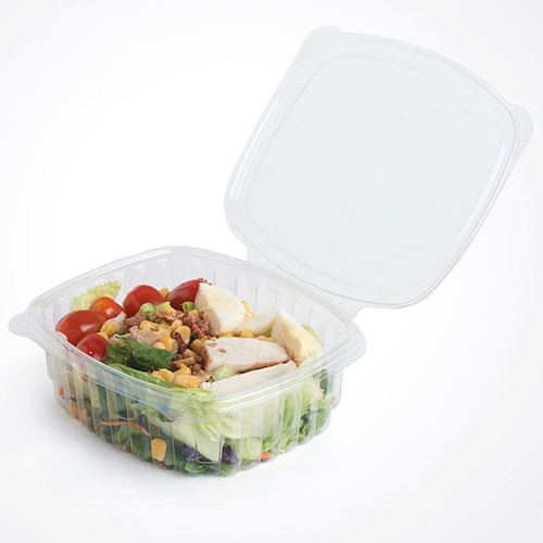 32 oz PLA Clamshell Deli Containers w/Lids Sample