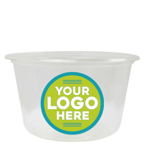 Custom Printed 16 oz Compostable Round Deli Containers