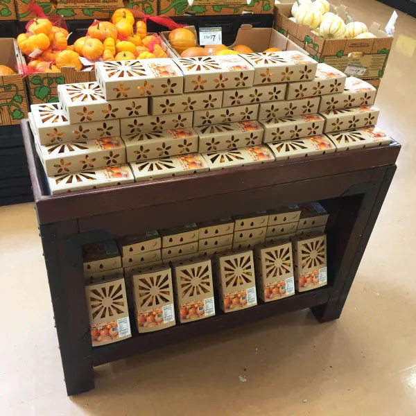 Low Profile Pint Sized Reversible Paper Produce Containers | Bulk