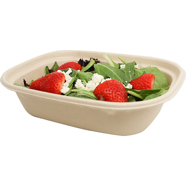 30 oz PLA-Lined Compostable Fiber To-Go Boxes | CT-SC-U2L-LF
