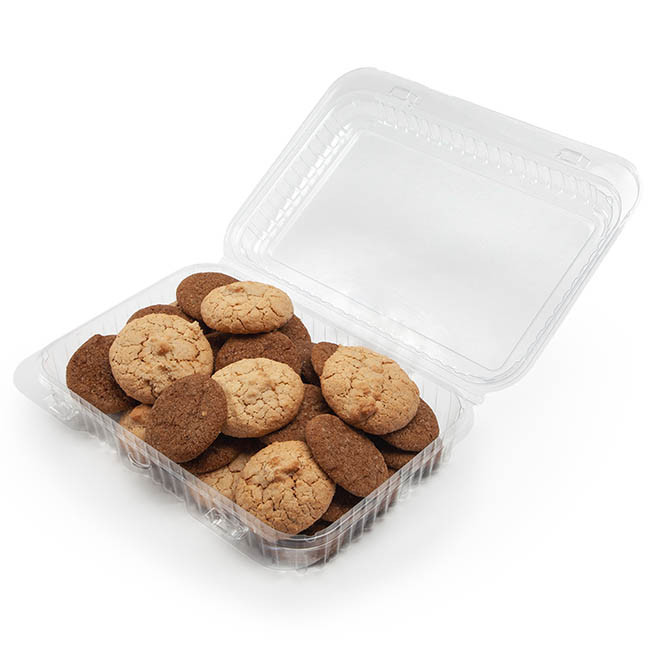Sample of 48 oz Low Profile Multi-purpose Clamshell Containers
