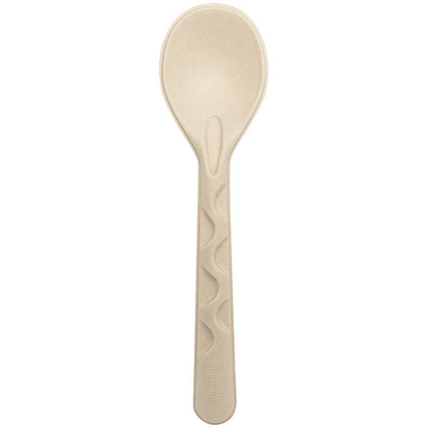 Sample of 10" Compostable Fiber Serving Spoons