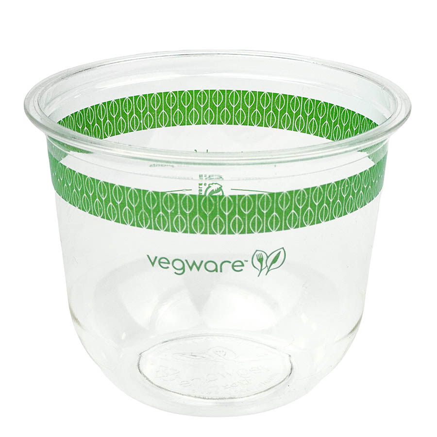Vegware 12 oz PLA Bella Round Deli Containers BEL-12