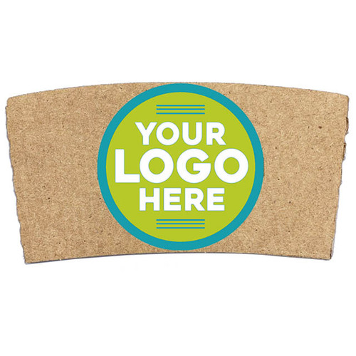 Custom Printed Coffee Sleeves on Recycled Paper