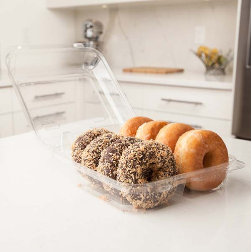 Double Row 3.5" Cookie & Donut Containers | BXX00255