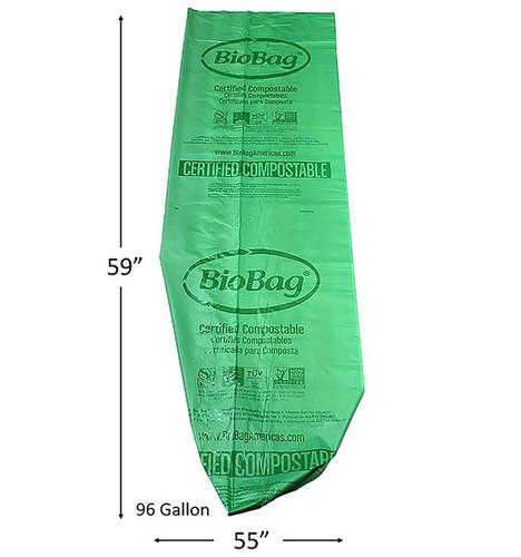 Sample of BioBag 96 Gallon Compostable Trash Liner Bags