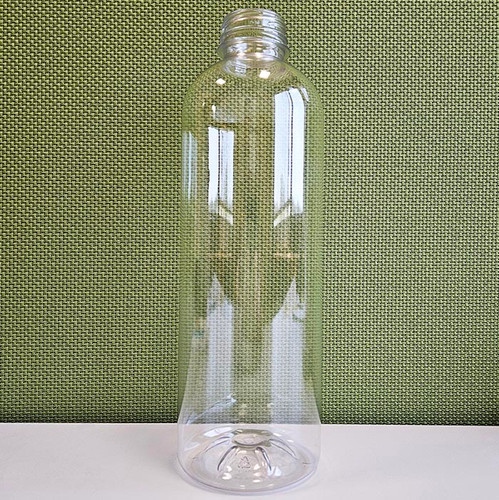 Sample of 1 Liter Round Energy PET Juice Bottles