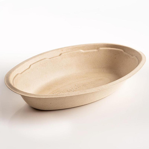 Compostable 32 oz Fiber Burrito Bowls No PFAS | GSP-BB-32