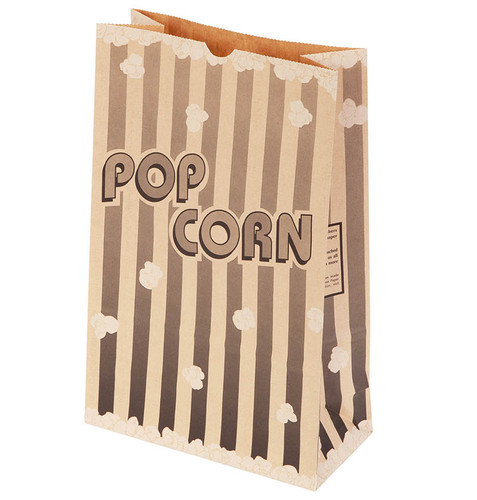 170 oz EcoCraft Paper Popcorn Bags Grease Resistant | 300614