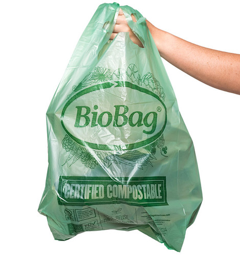 Compostable & Biodegradable Plastic Shopping Bag | 10GSHOP
