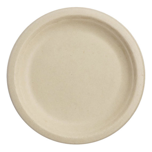 Sample of 7" Compostable Fiber Round Plate