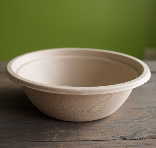 Sample of 16 oz Compostable Fiber Bowls