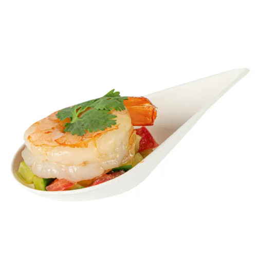 Compostable Teardrop Tasting Spoons | RWA1134W | FREE Shipping $50+