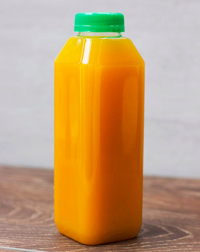 16 oz Plastic Square Juice Bottles | PET