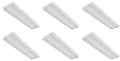 (case of 6) Day-Brite CFI FluxGrid LED recessed luminaire, 1ft x 4 ft ...